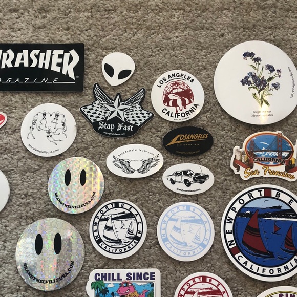 Brandy Melville | Accessories | 3 Random Stickers For 9 Sale Brandy ...